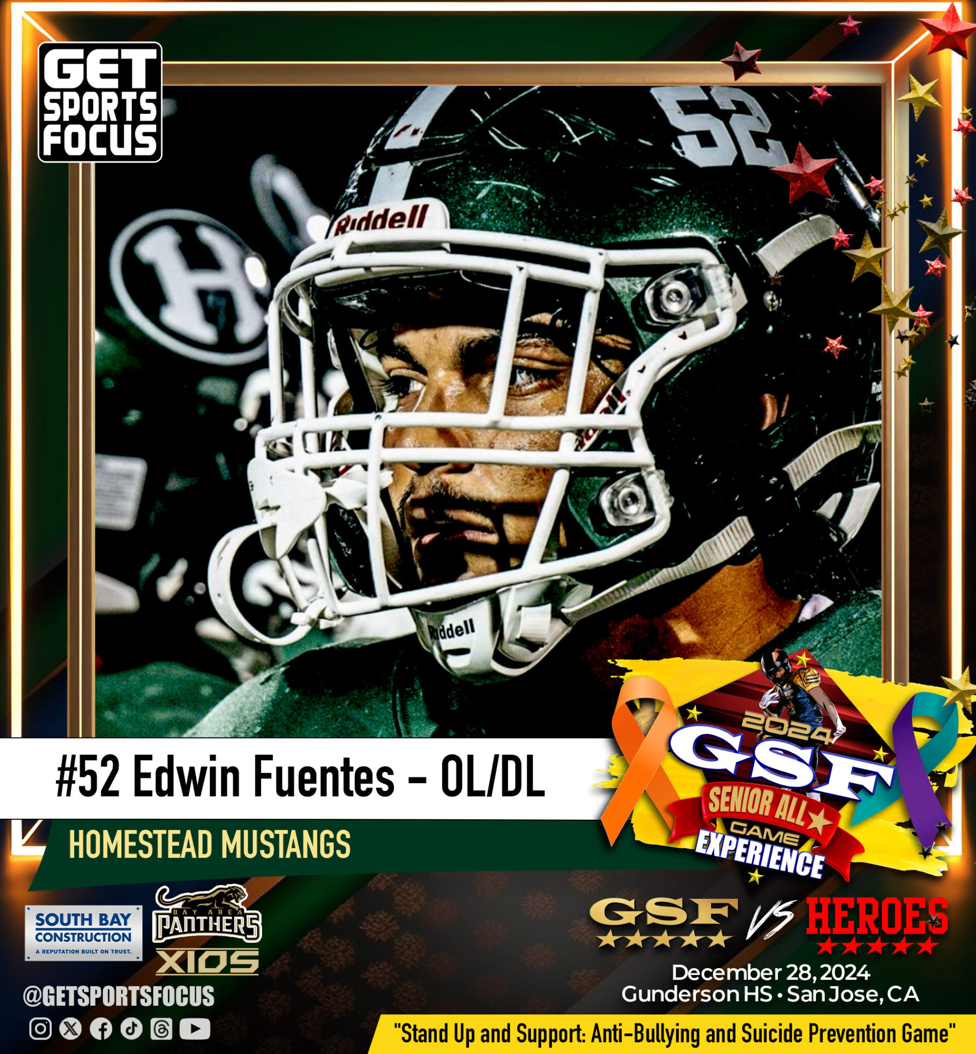 Edwin Fuentes – OL/DL Homestead Mustangs – GetSportsFocus