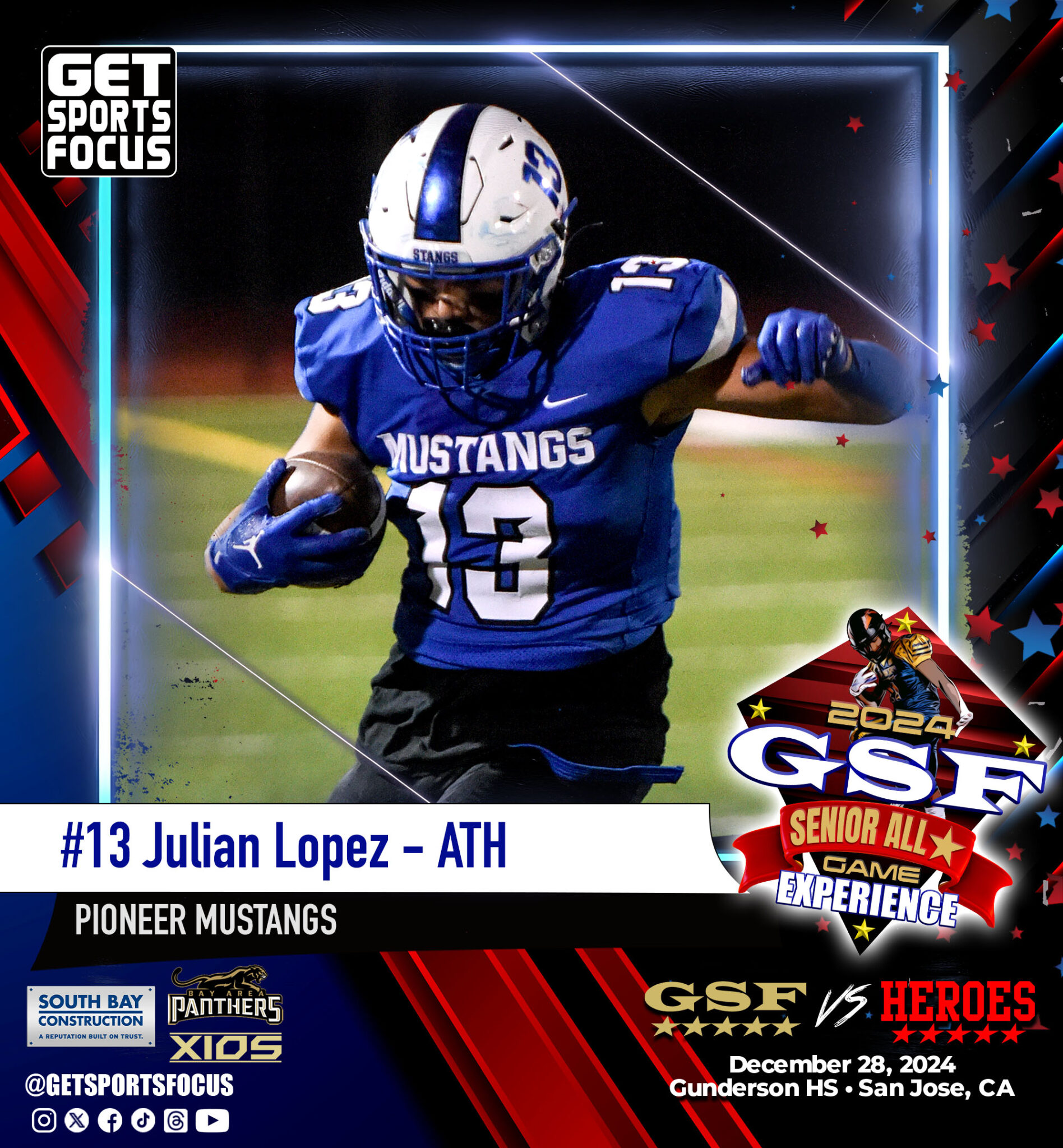 Julian Lopez – ATH Pioneer Mustangs – GetSportsFocus