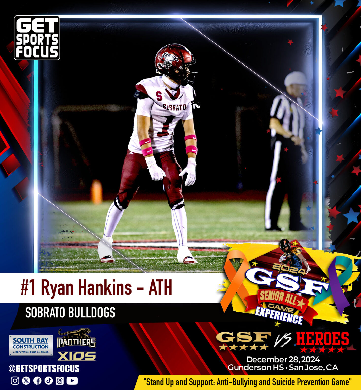 Ryan Hankins – ATH Sobrato Bulldogs – GetSportsFocus