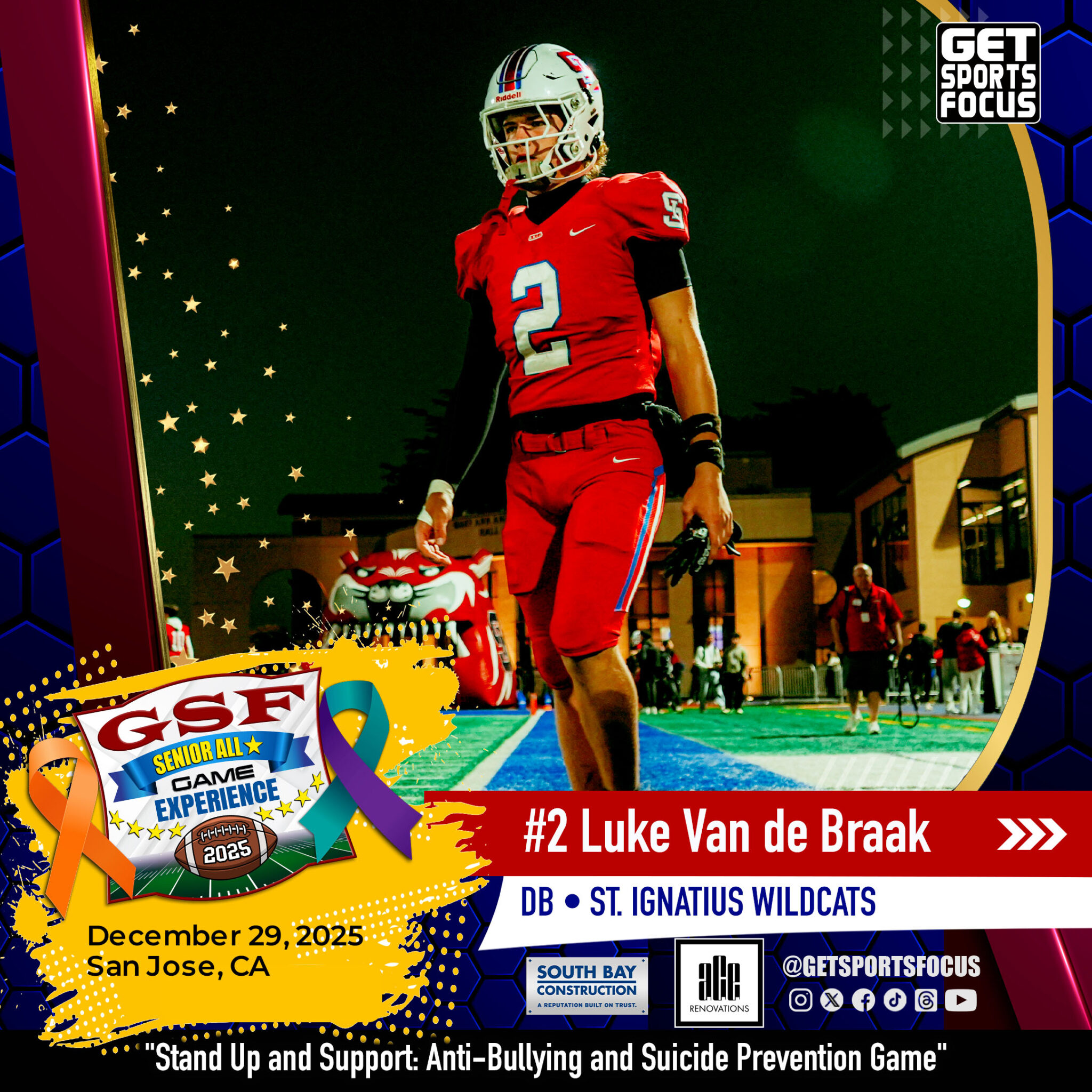 #5 Luke Van de Braak – DB St. Ignatius Wildcats | #teamHEROES ...